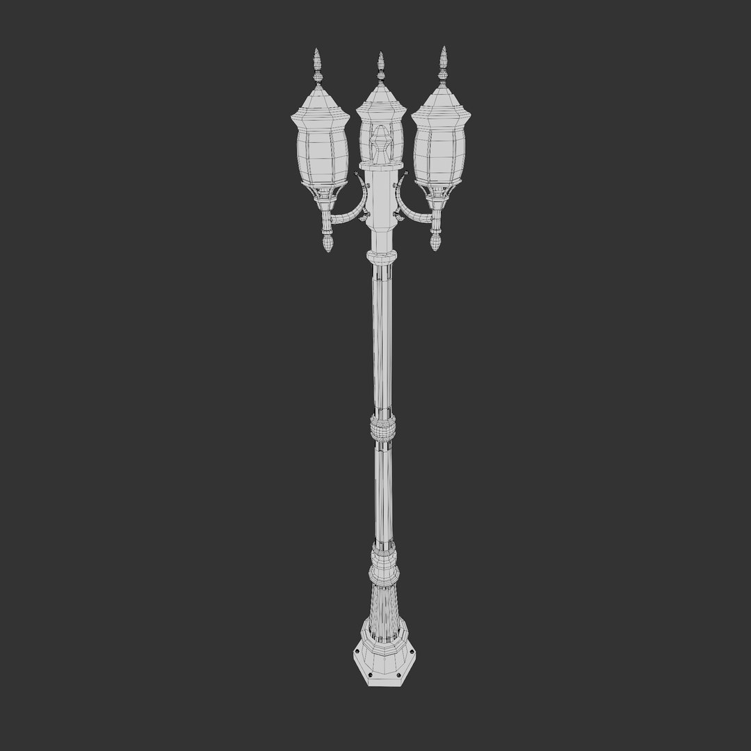 Light Post 3D model - TurboSquid 2056400