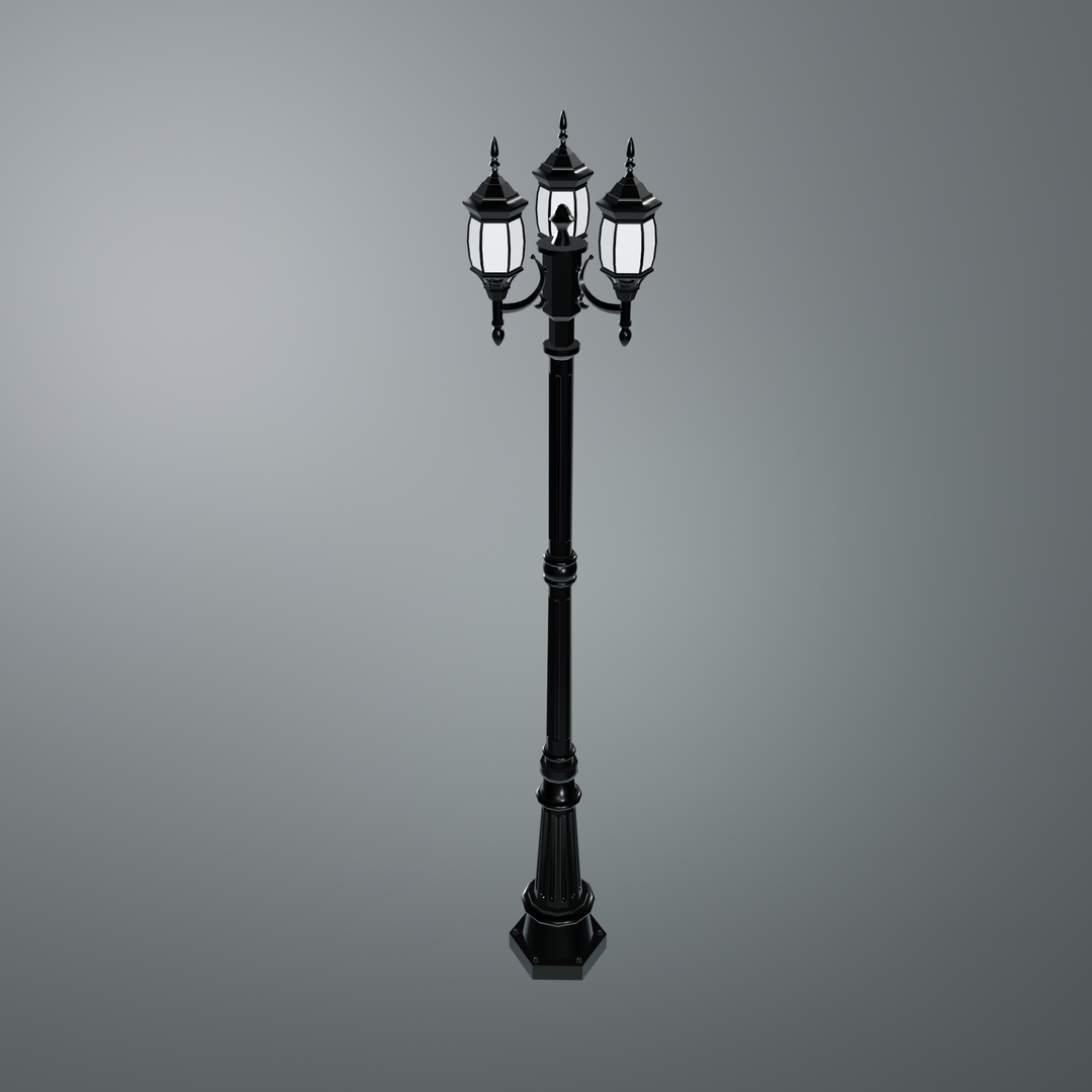 Light Post 3D model - TurboSquid 2056400