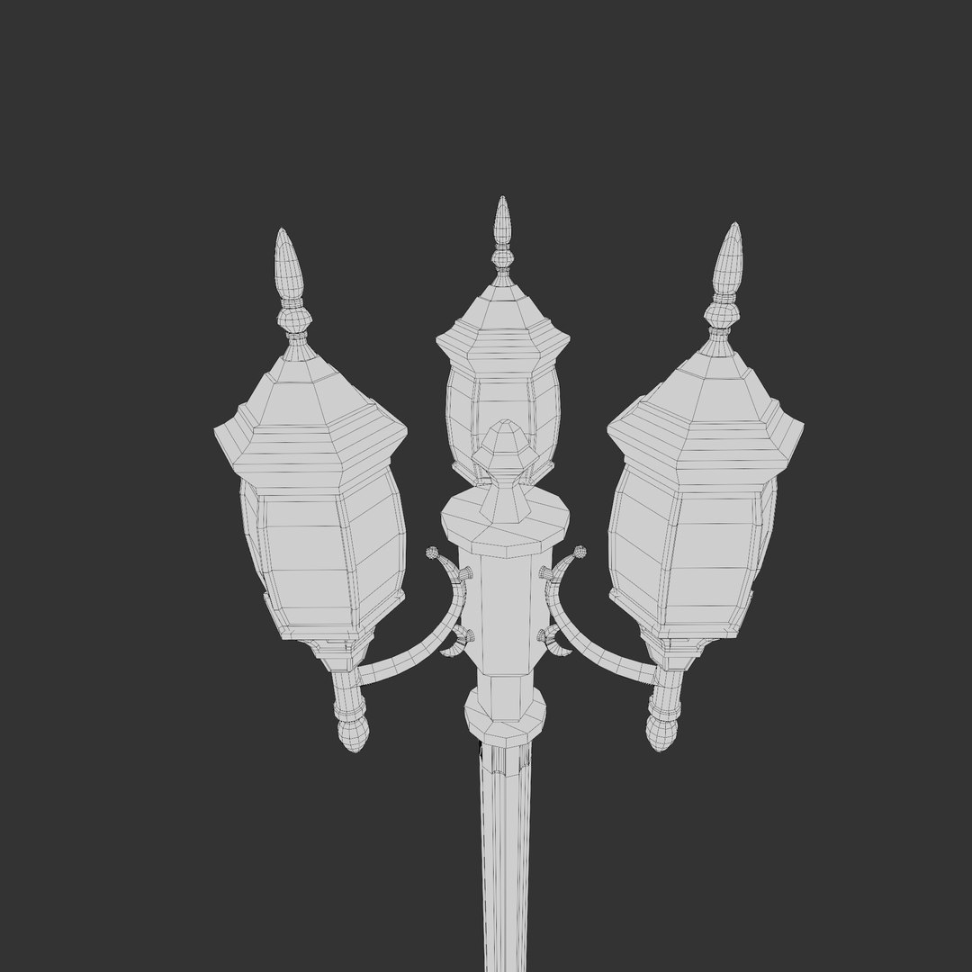 Light Post 3D model - TurboSquid 2056400