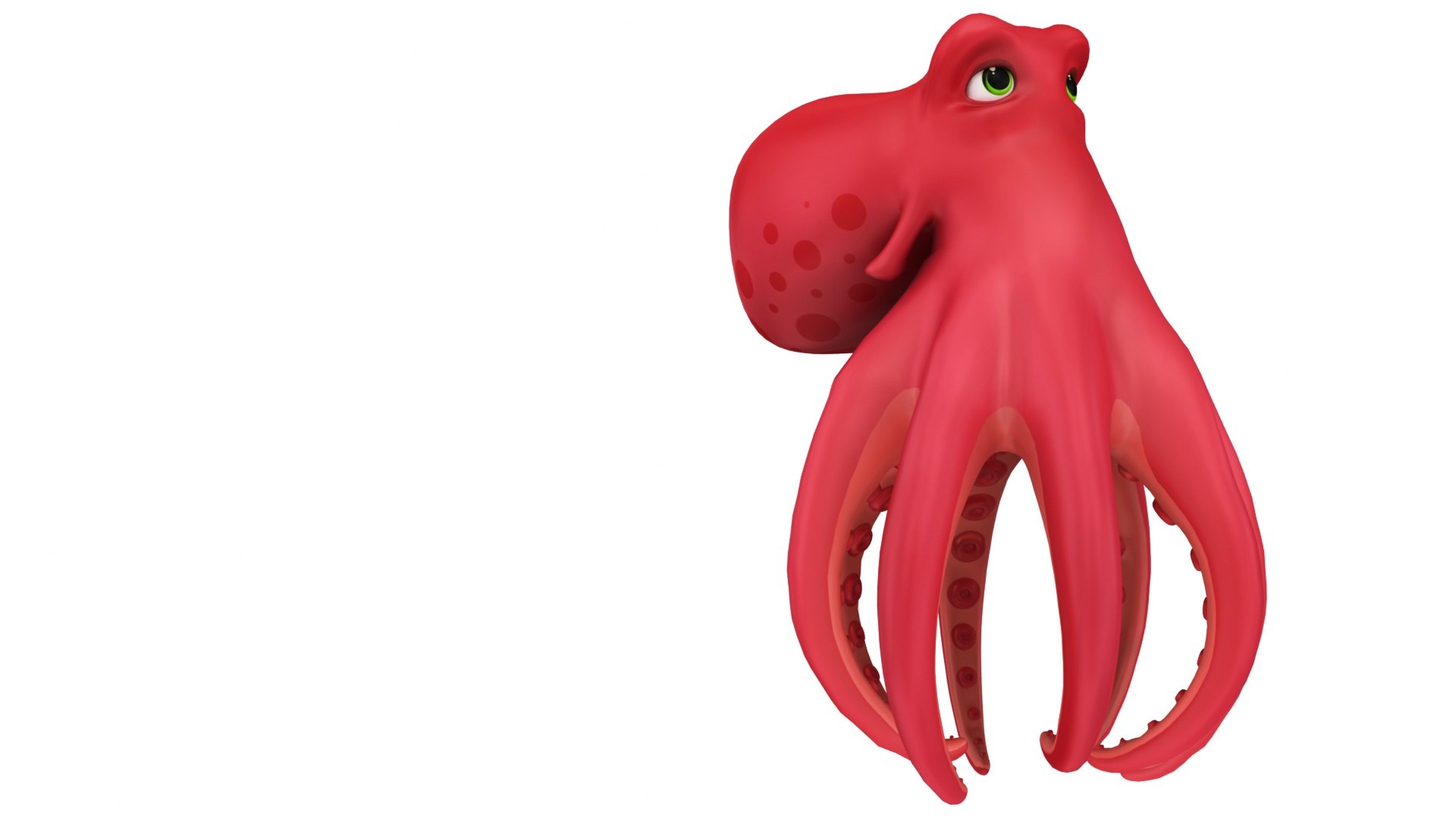 Cartoon Octopus And Squid Collection 3D Model - TurboSquid 2080675