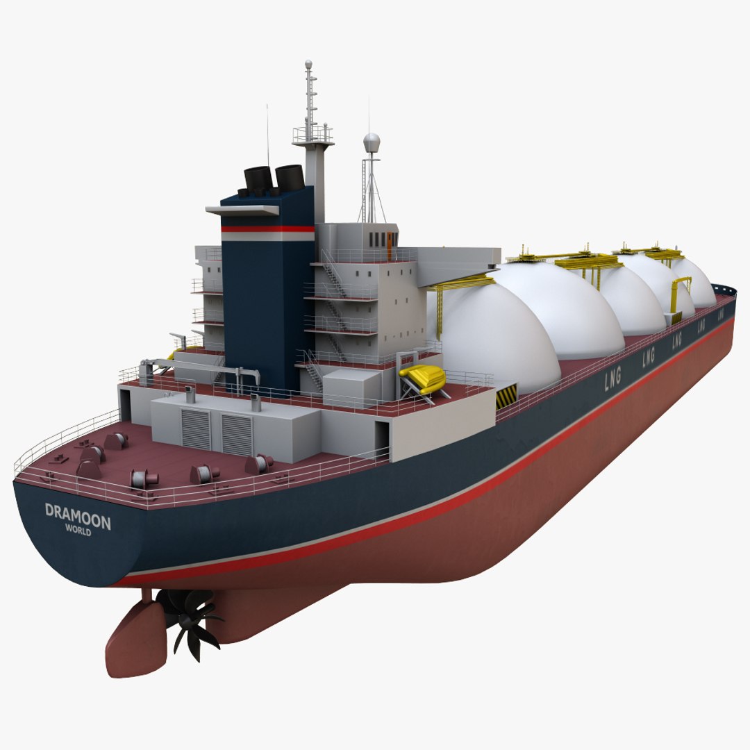 3D Realistic Lng Tanker Ship - TurboSquid 1194771