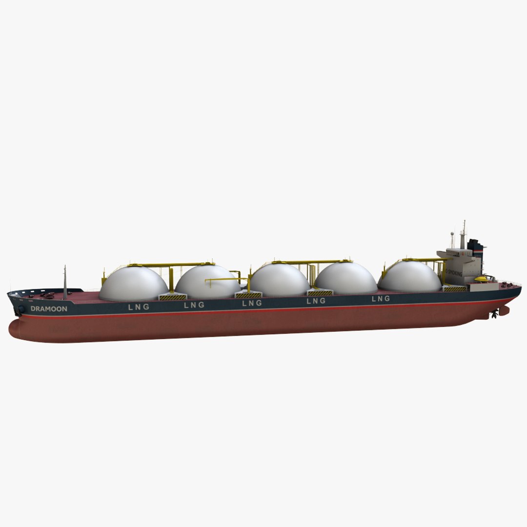 3D Realistic Lng Tanker Ship - TurboSquid 1194771