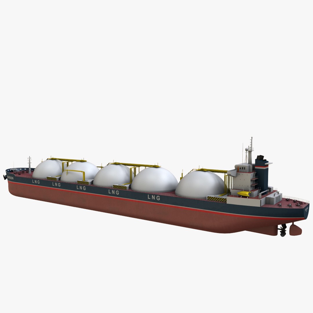 3D Realistic Lng Tanker Ship - TurboSquid 1194771