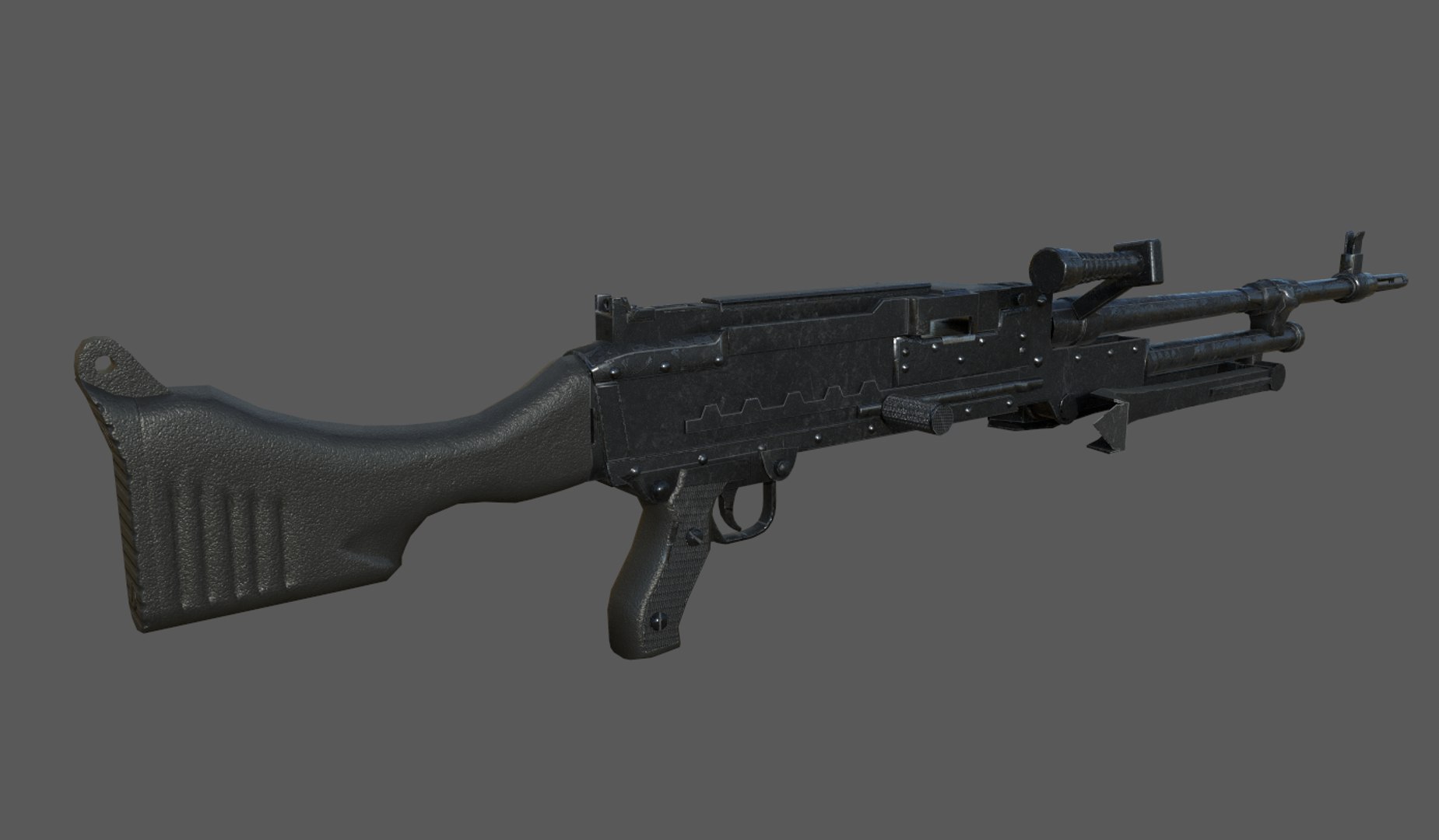 3D L7 Gpmg Machine Gun - TurboSquid 1423636