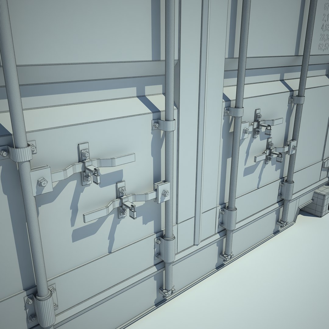 3d Model Container Cargo
