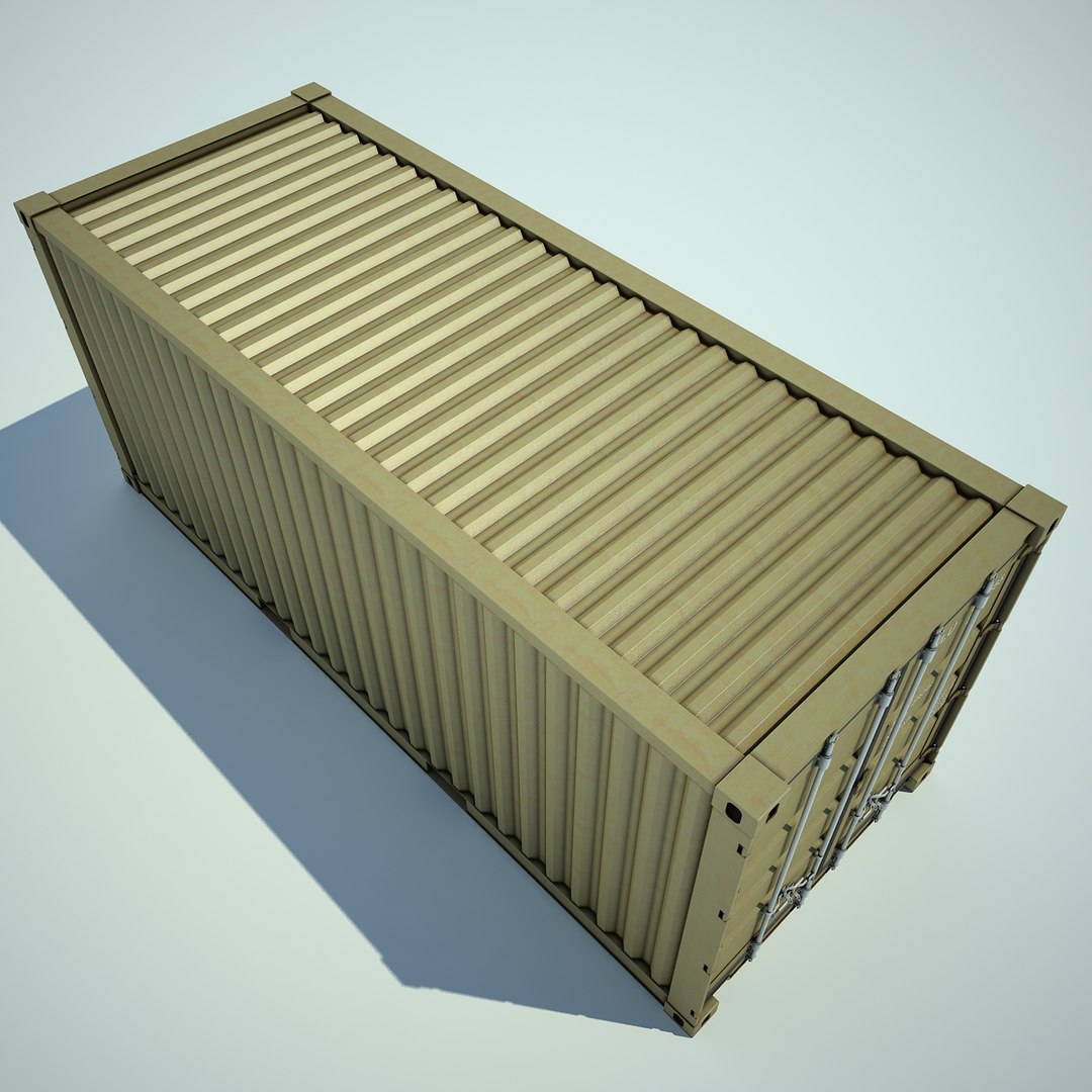 3d Model Container Cargo