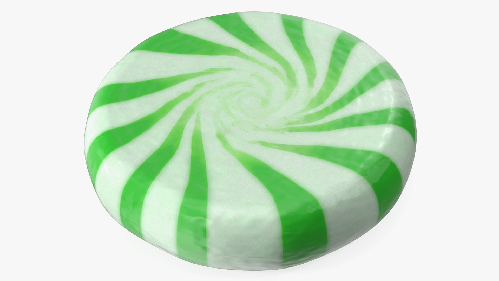 Green Round Candy Model - TurboSquid 2210062