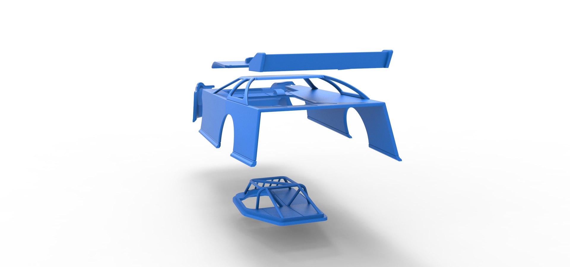 3D Shell Of Super Dirt Late Model Version 1 Scale 1 To 25 - TurboSquid ...