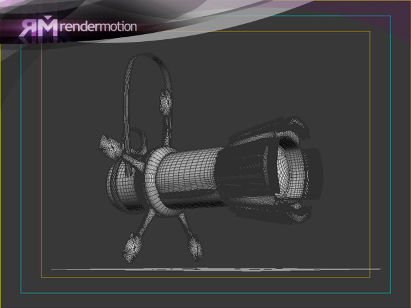 3d Model Of D3 C2 23 Lamp:
