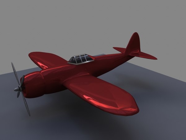 3d model of airplane plane