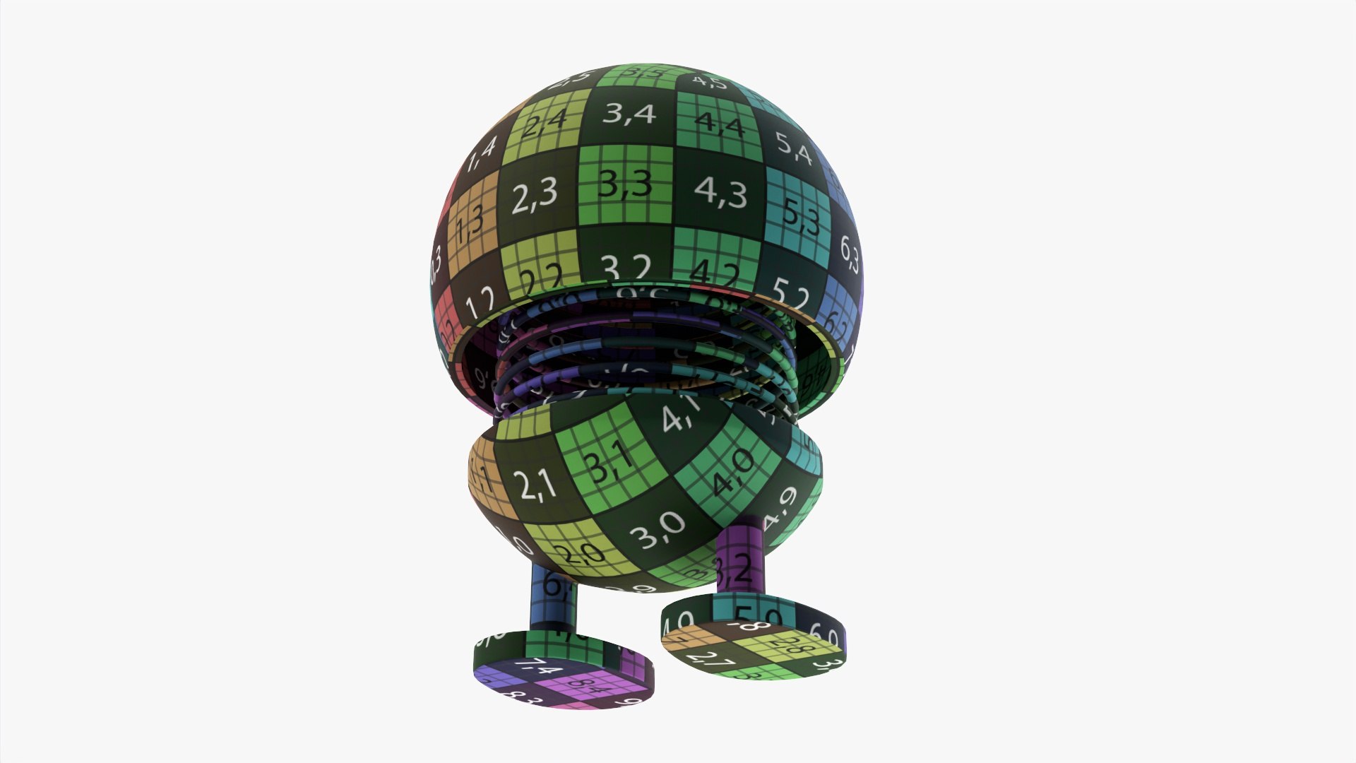 Car Spring Toy Figure Kiss Model - TurboSquid 1811712