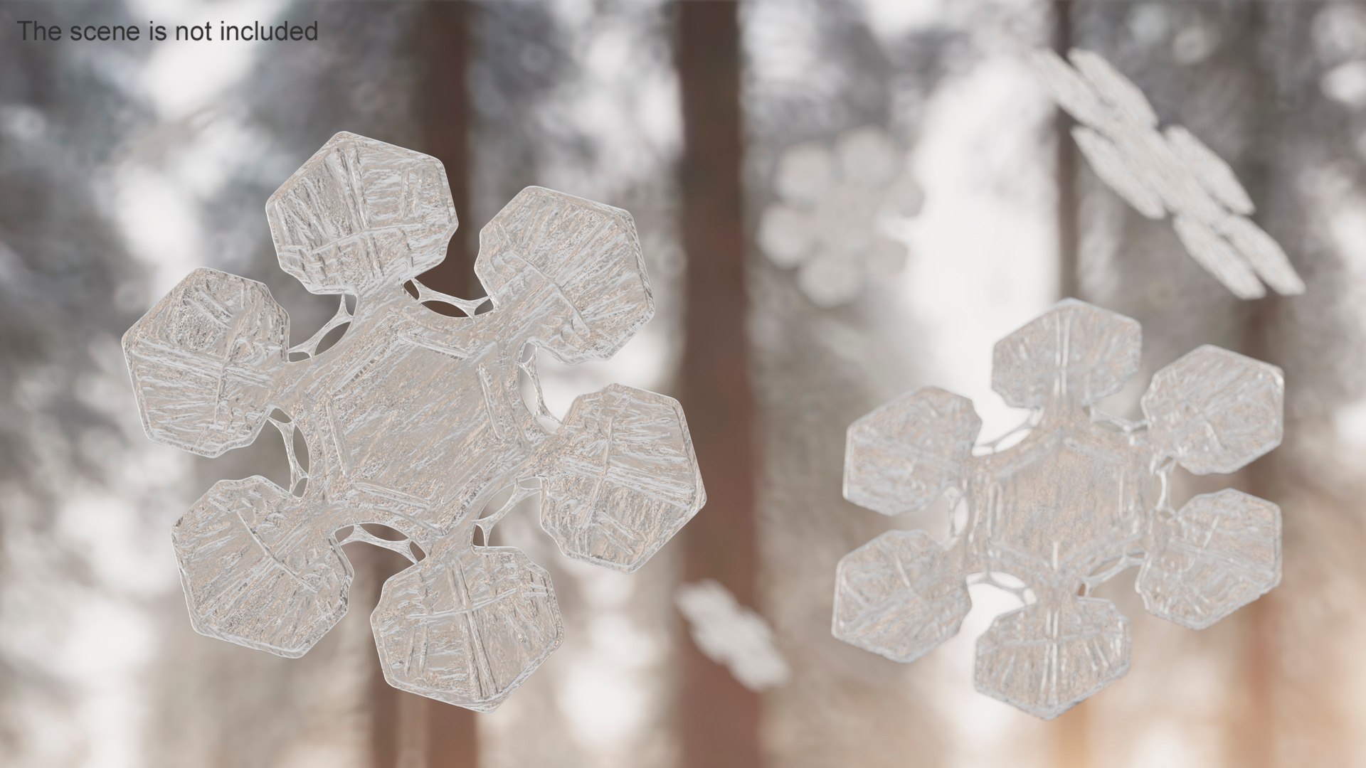 3D Realistic Snowflake - TurboSquid 2249609