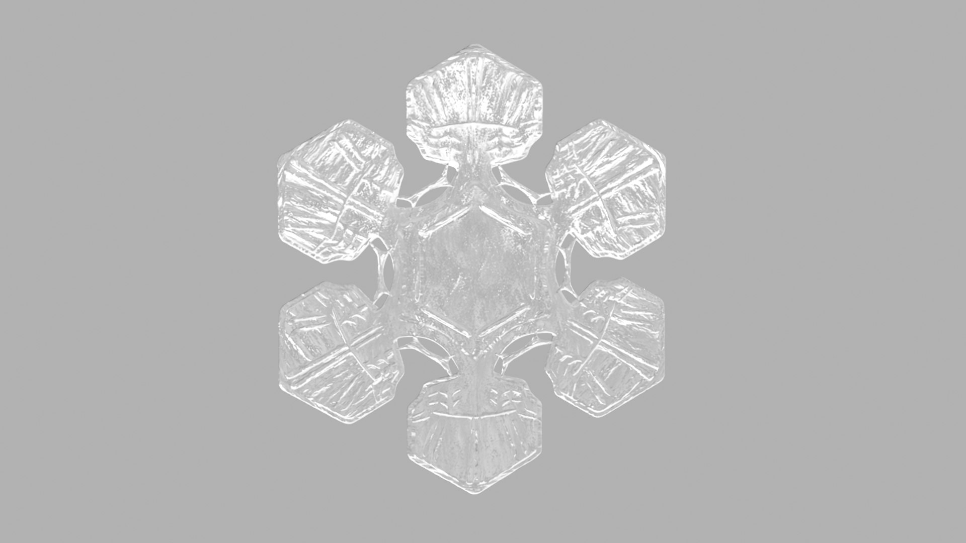 3D Realistic Snowflake - TurboSquid 2249609