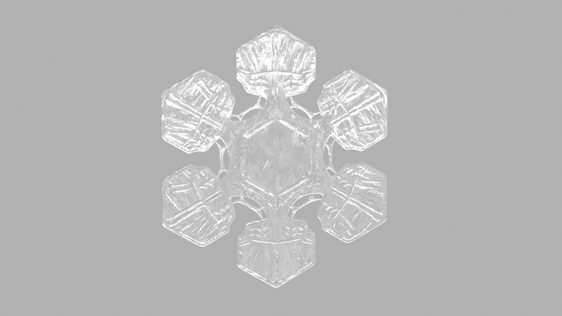 3D Realistic Snowflake - TurboSquid 2249609