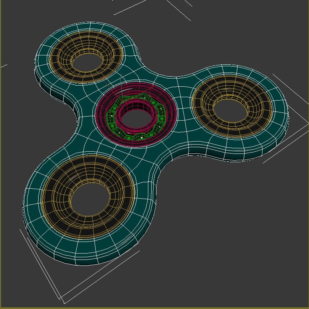 3D Fidget Spinner - TurboSquid 1184663