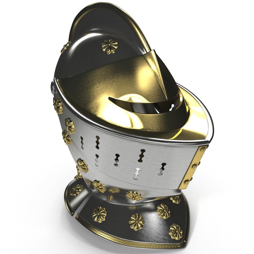 Medieval Close Helmet 3d Max