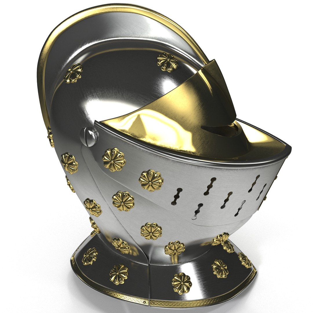 Medieval Close Helmet 3d Max