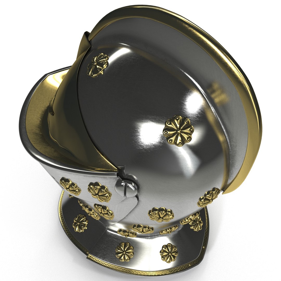 Medieval Close Helmet 3d Max
