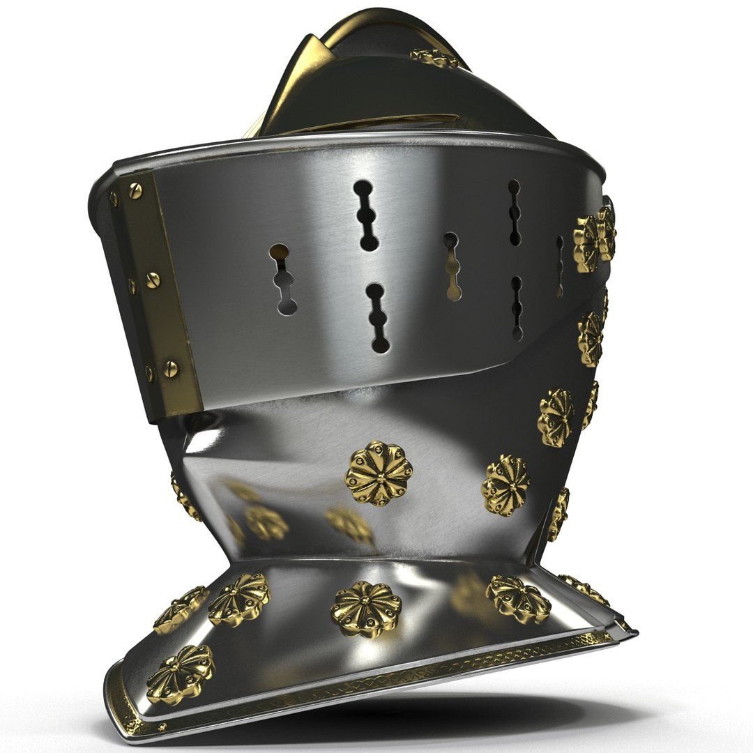 Medieval Close Helmet 3d Max