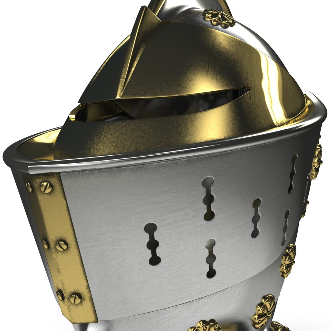 medieval close helmet 3d max