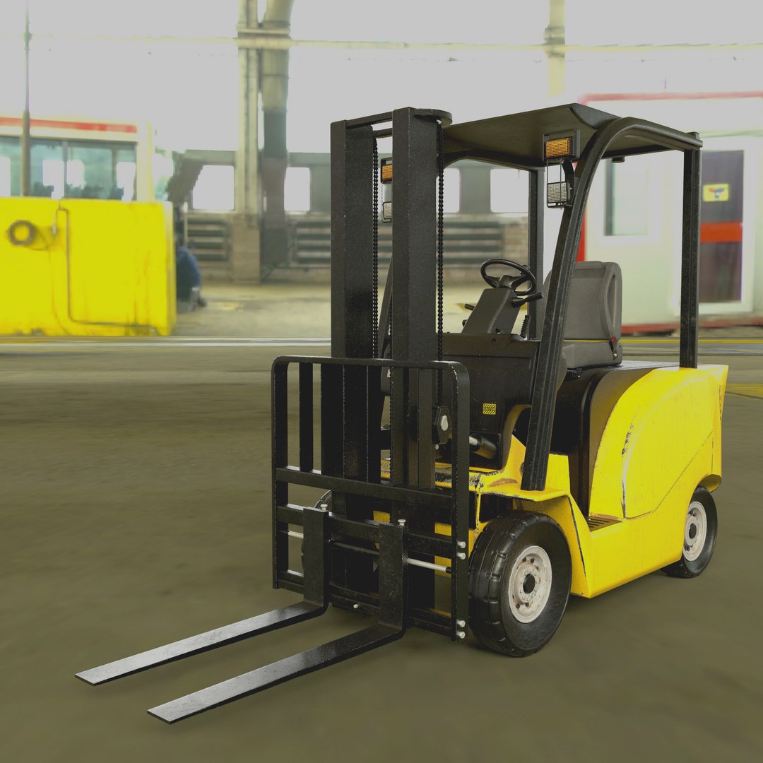 Generic Forklift 3D - TurboSquid 2150429