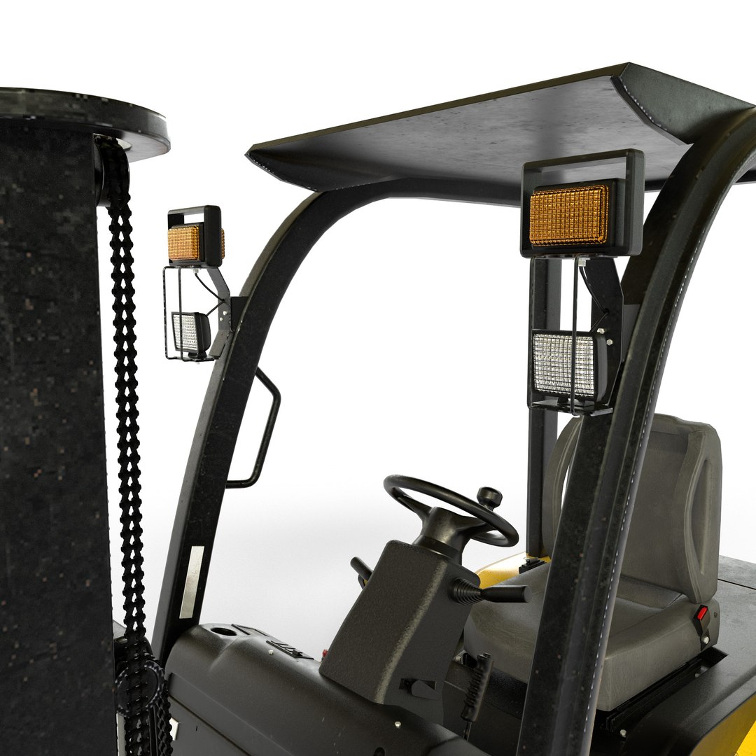 Generic Forklift 3D - TurboSquid 2150429