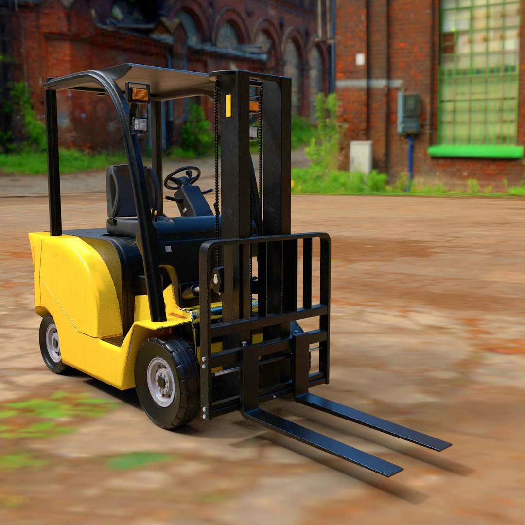 Generic Forklift 3D - TurboSquid 2150429