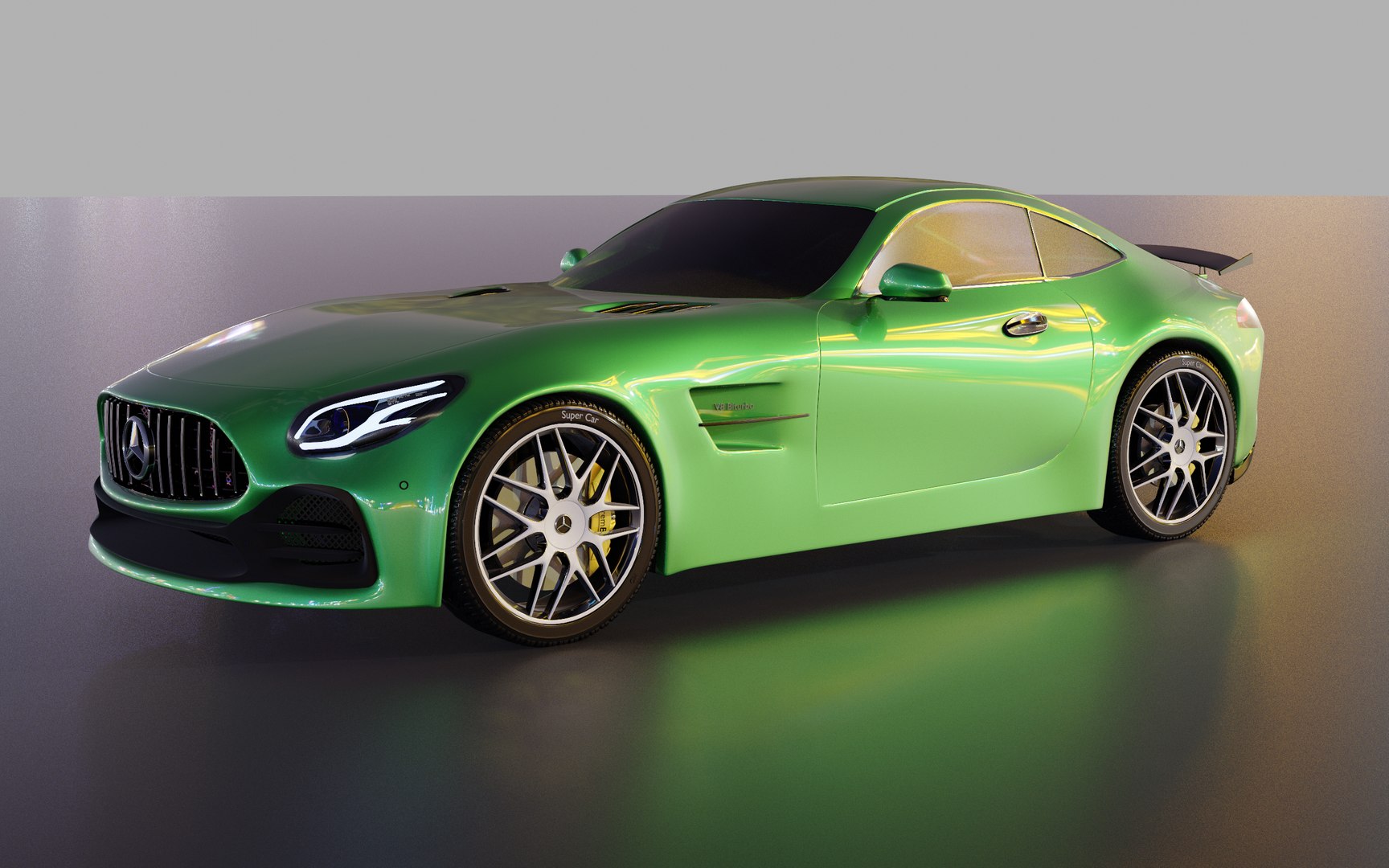3D Car Mercedes Auto Amg Model - TurboSquid 1695332