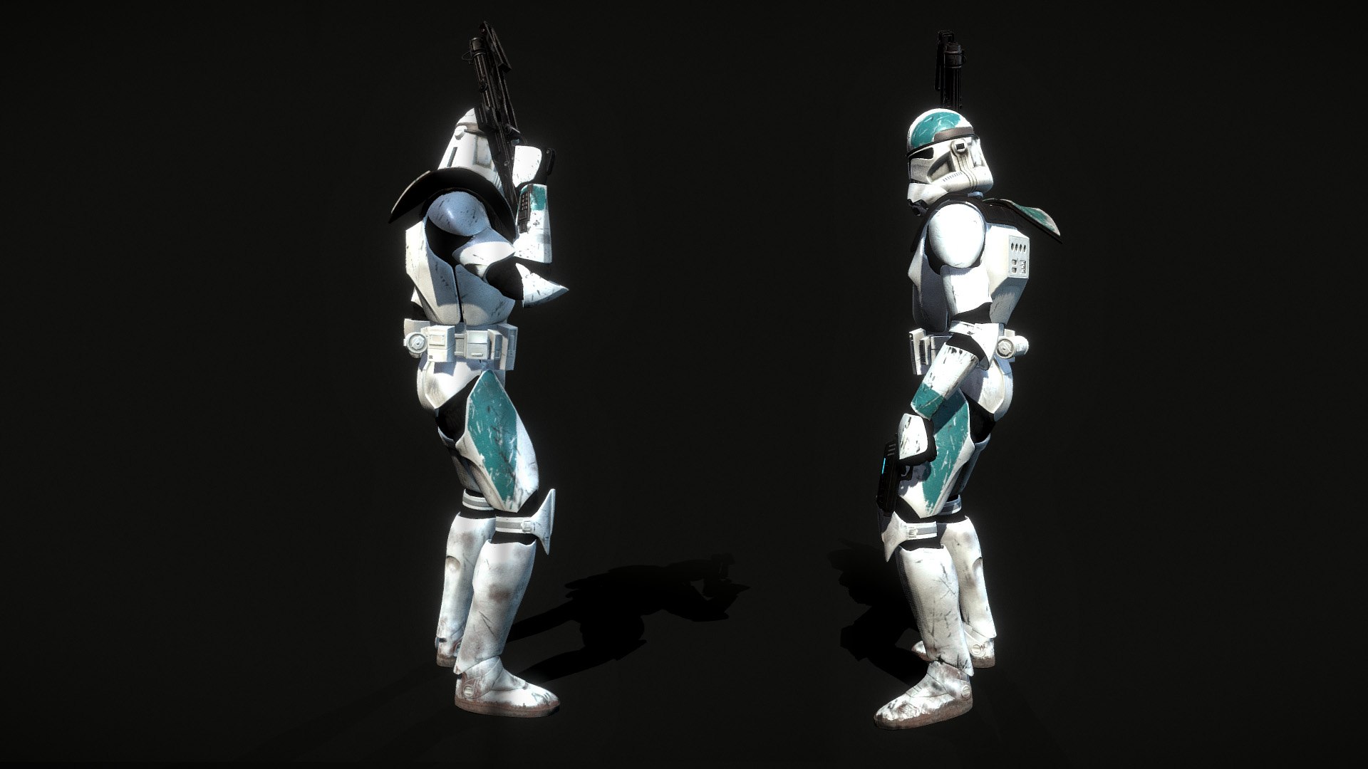 3D Clone Captain Howzer - TurboSquid 1817454
