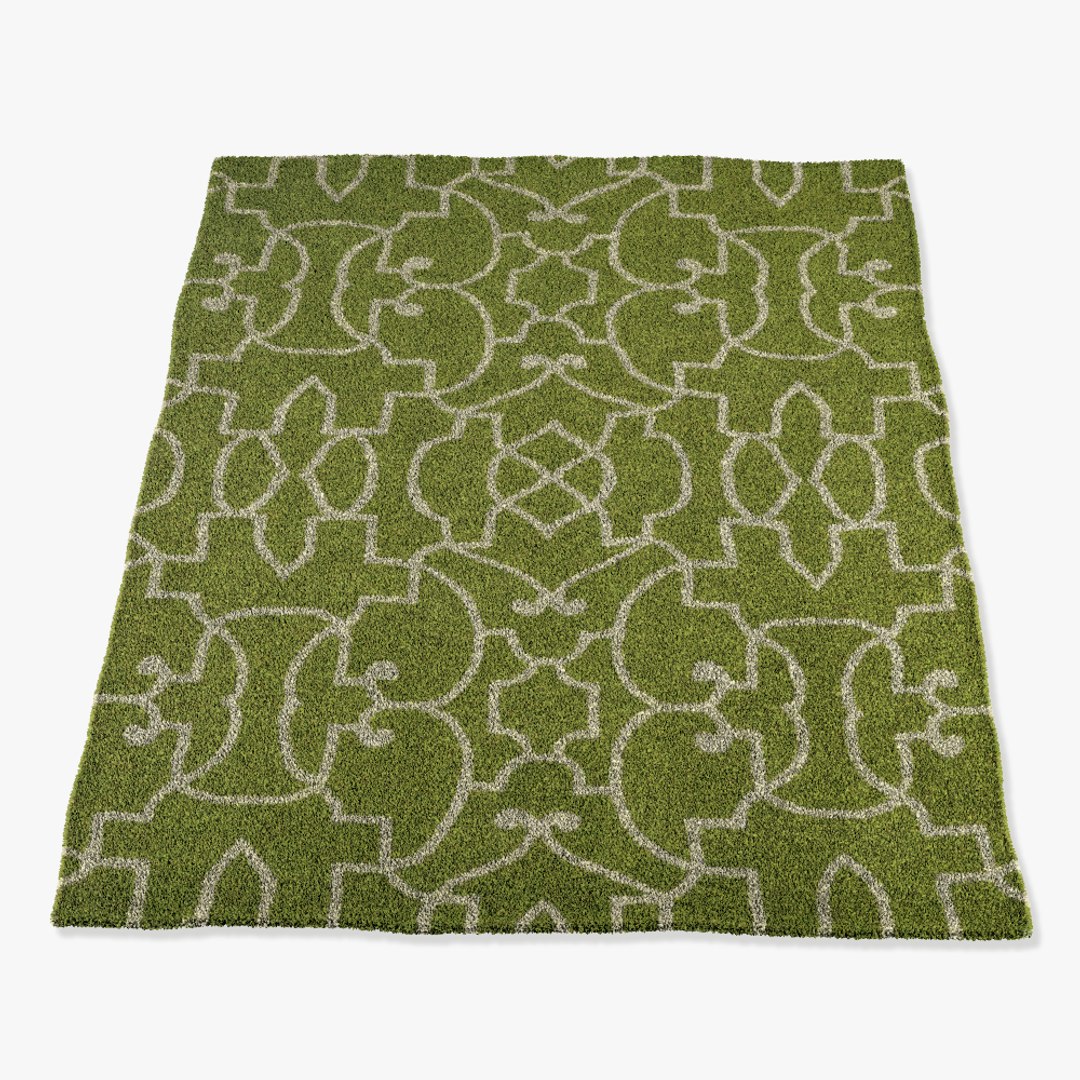 3d Model Rizzy Home Rugs Multi-colored