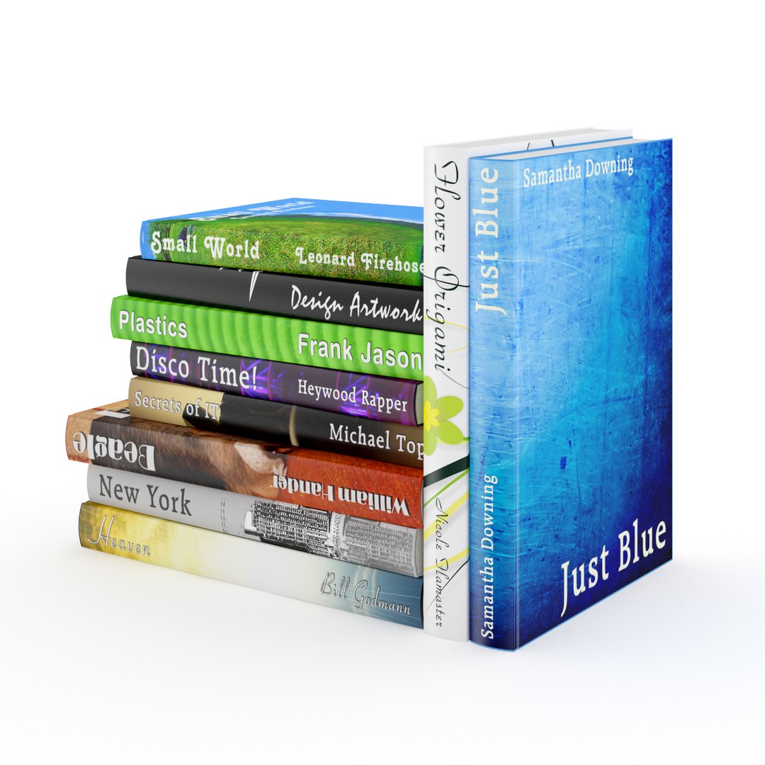 3d model book set