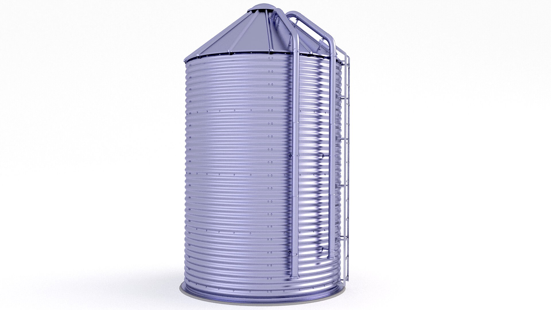 Forage Grain Corn Silos V6 3D Model - TurboSquid 2419018