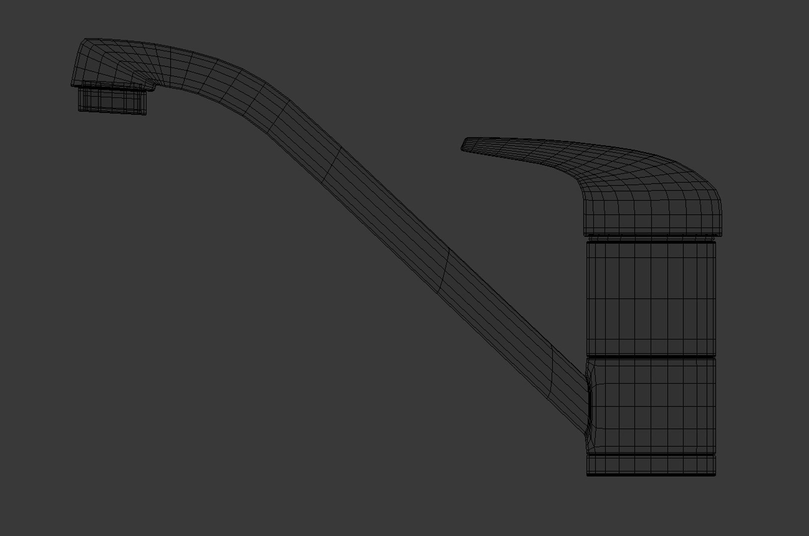 Kitchen Mixer Tap 3d Model