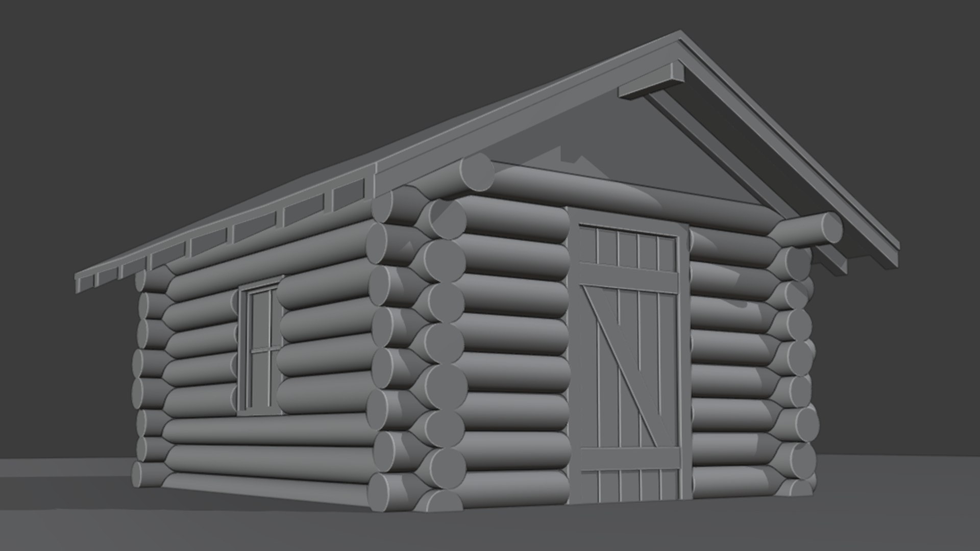 Log Cabin 3D Model - TurboSquid 1795686