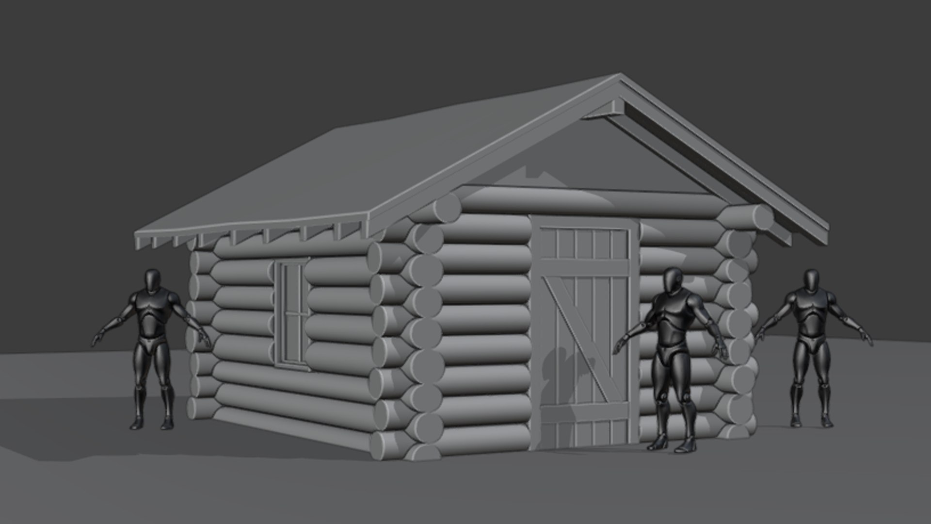 Log Cabin 3D Model - TurboSquid 1795686