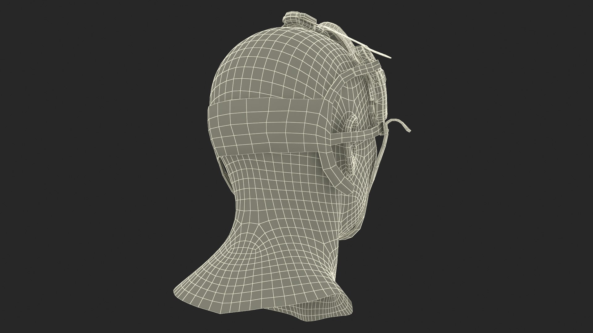 3D Electroencephalography EEG Headset Nihon Kohden AE-120A - TurboSquid ...