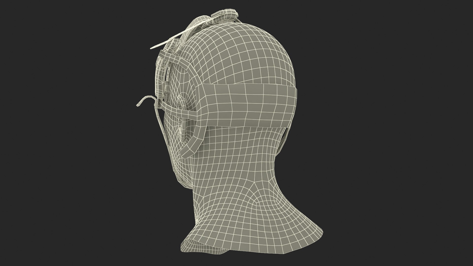 3D Electroencephalography EEG Headset Nihon Kohden AE-120A - TurboSquid ...