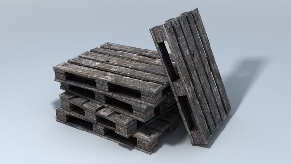 palette stack 3d model