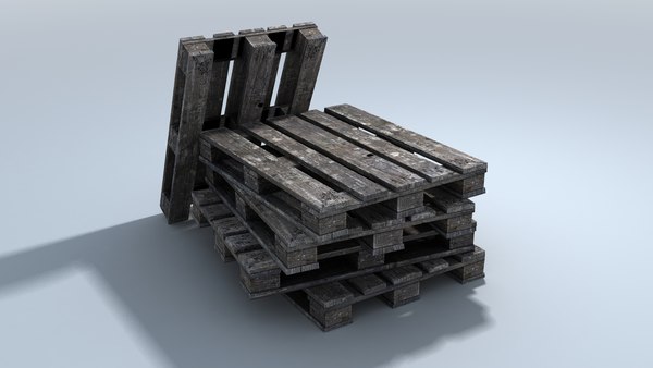 palette stack 3d model