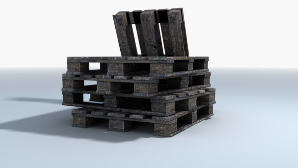 palette stack 3d model