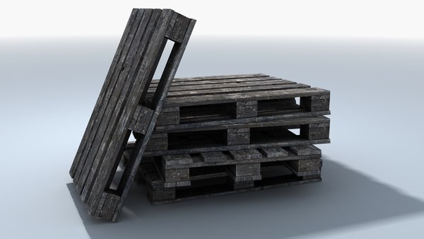 palette stack 3d model