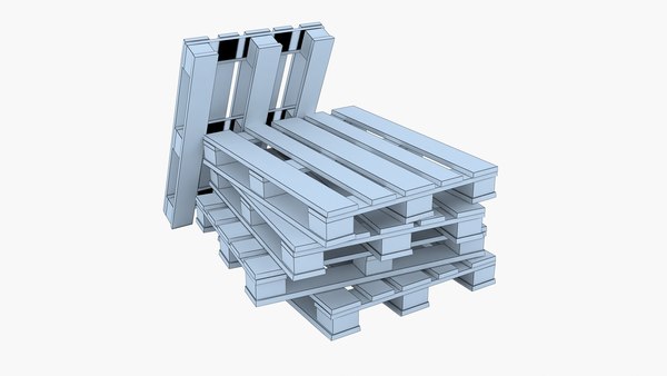 palette stack 3d model