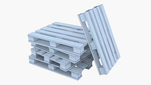 palette stack 3d model