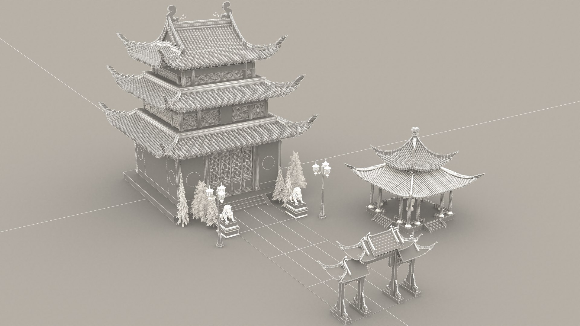 3D model Pagoda - TurboSquid 1867216