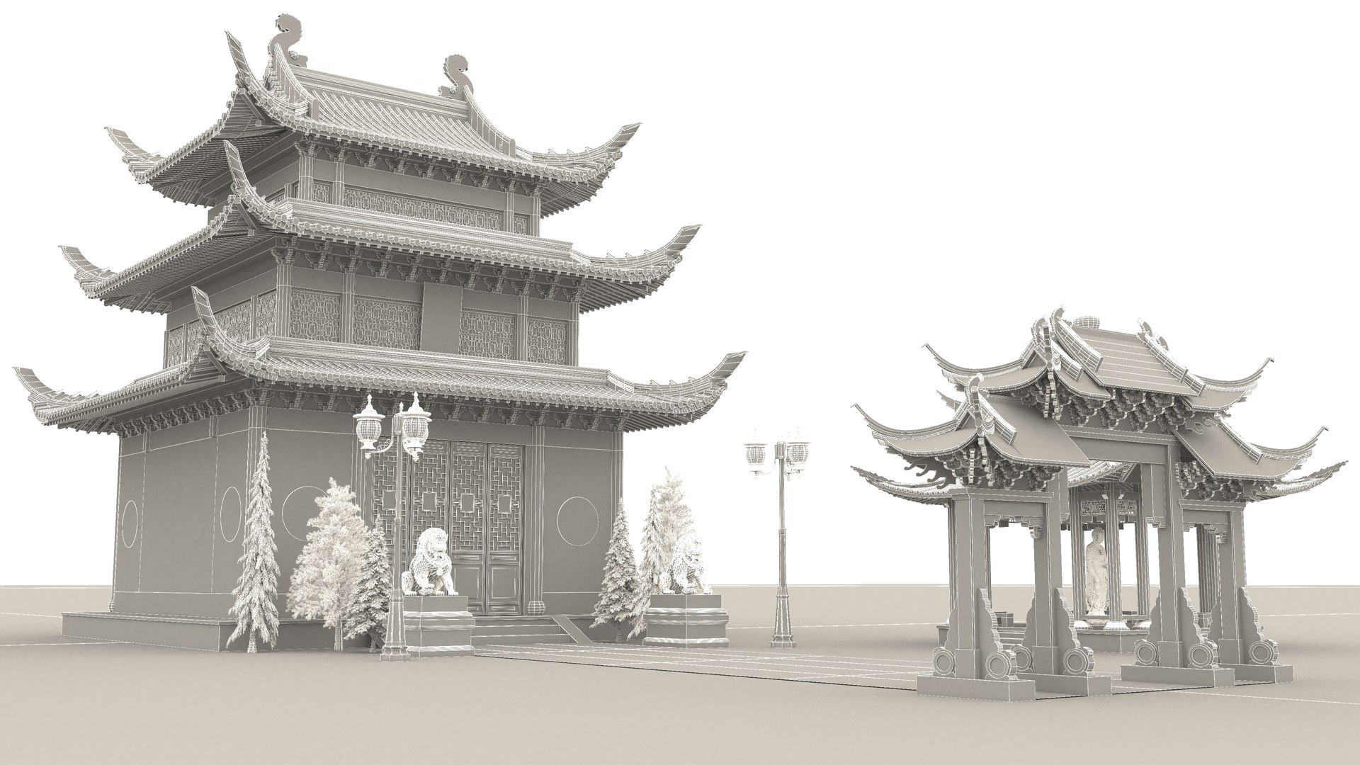 3D model Pagoda - TurboSquid 1867216