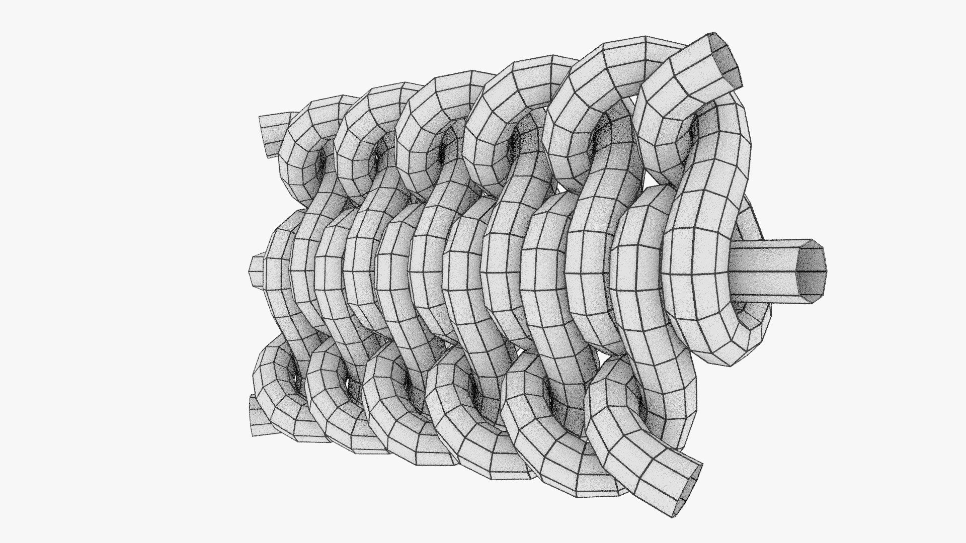 3D Braid - TurboSquid 1667337