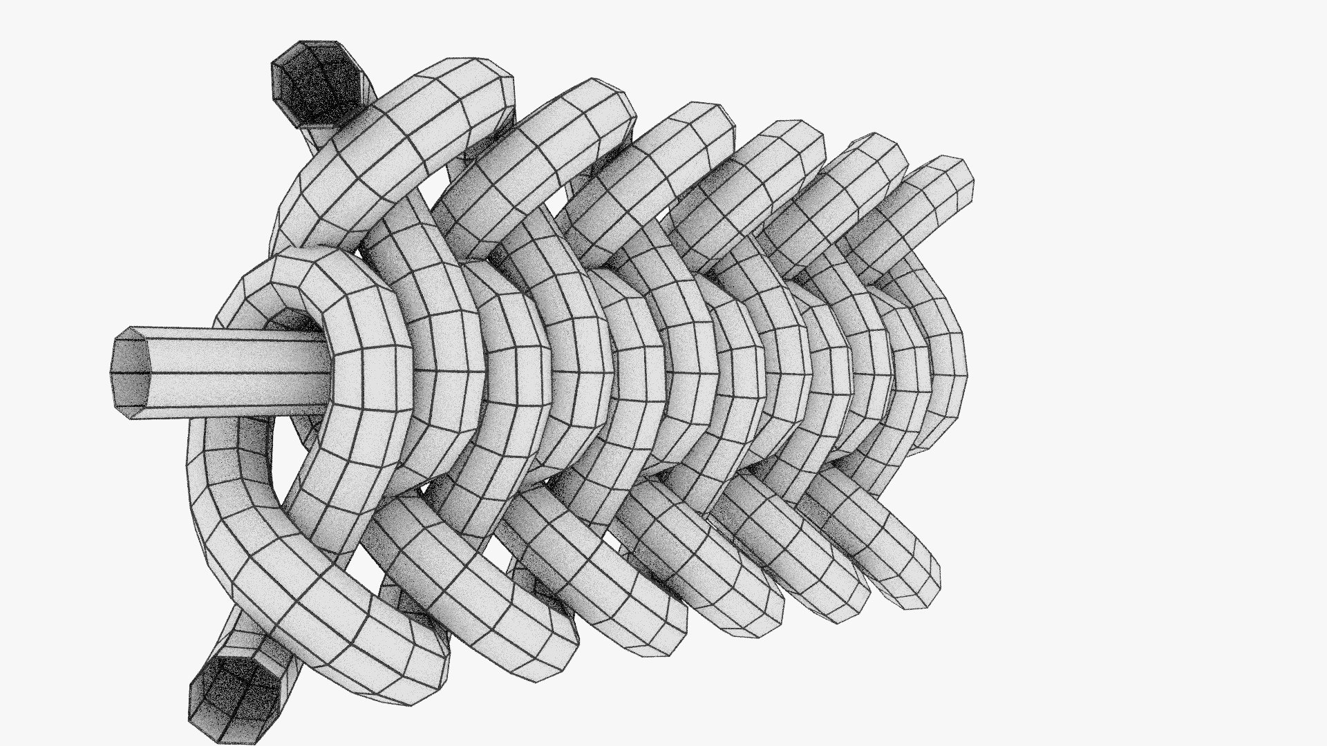 3D Braid - TurboSquid 1667337