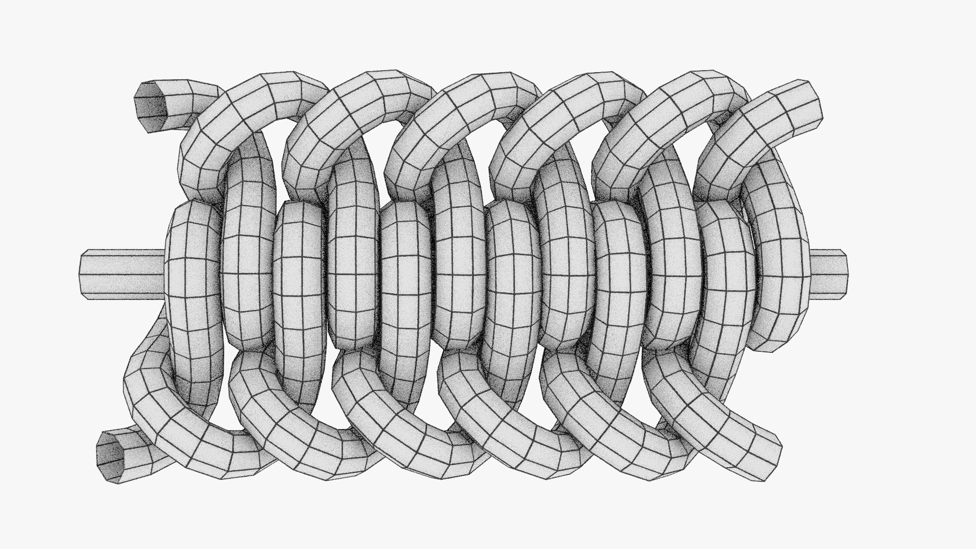 3D Braid - TurboSquid 1667337