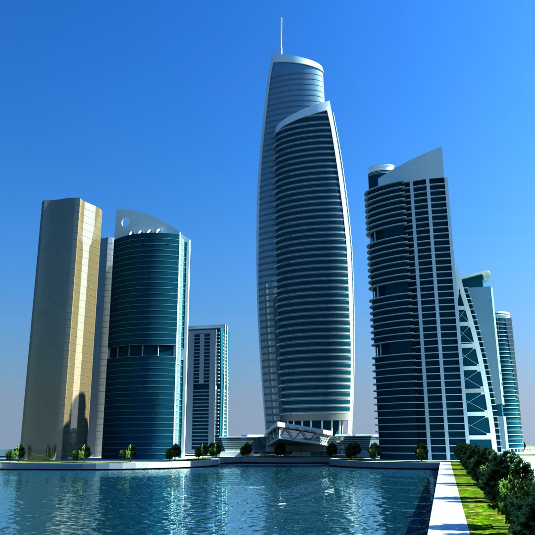 3d Model Of Dubai Marina