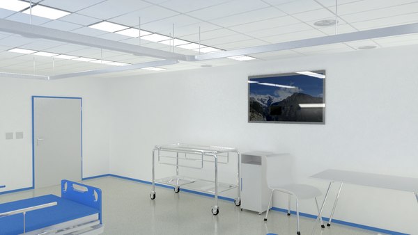 3D isolation bed - TurboSquid 1682230